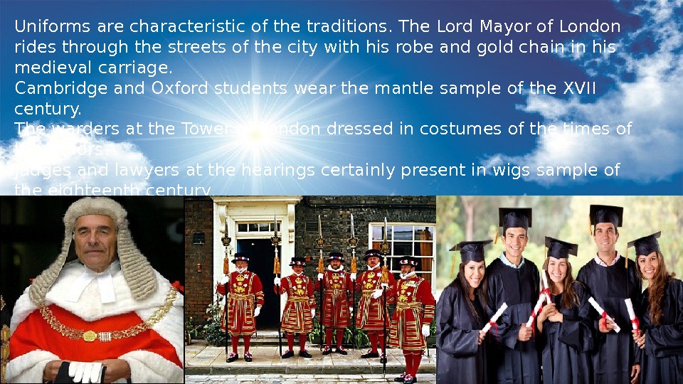 UNUSUAL BRITISH TRADITIONS & CUSTOMS Solomonov Ifraim Form