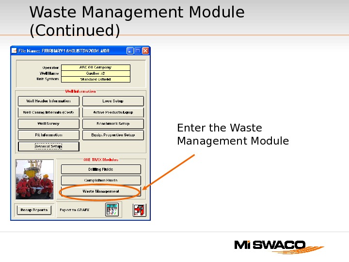 Презентация Waste Management Module