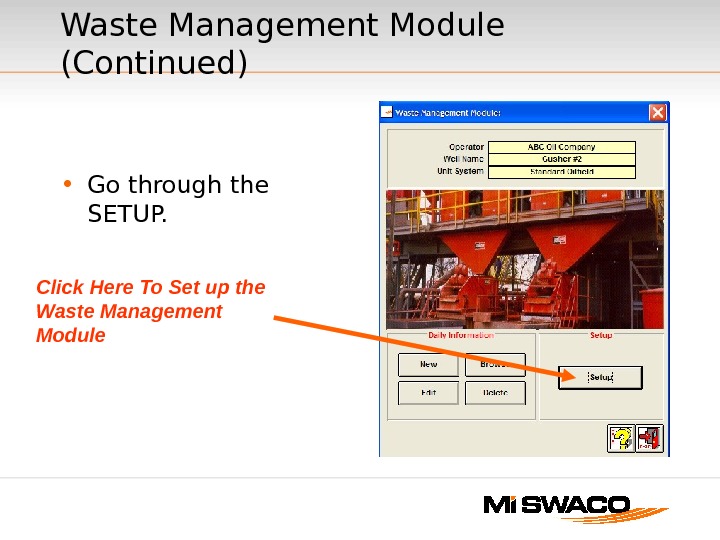 Презентация Waste Management Module
