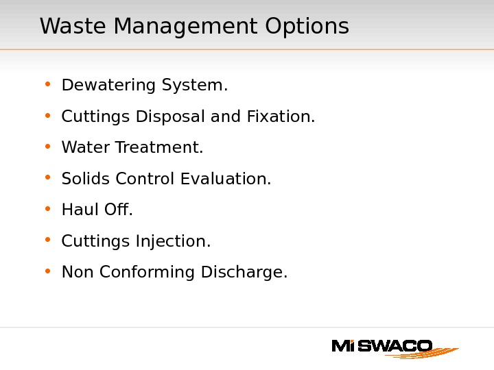 Презентация Waste Management Module