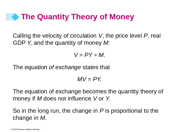 Презентация Week 8 Money Price Level and Inflation