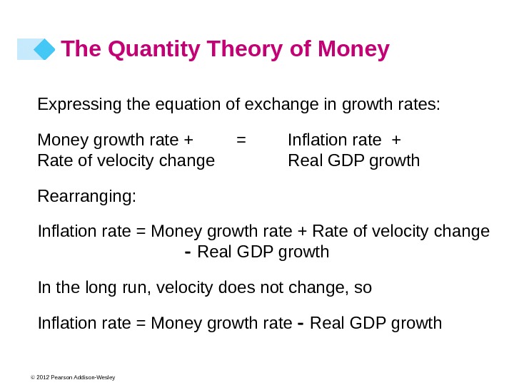 Презентация Week 8 Money Price Level and Inflation