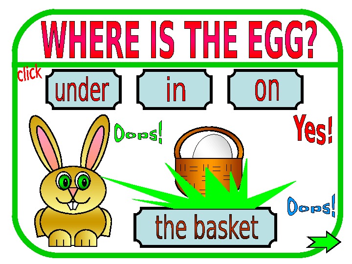 Презентация where is the egg