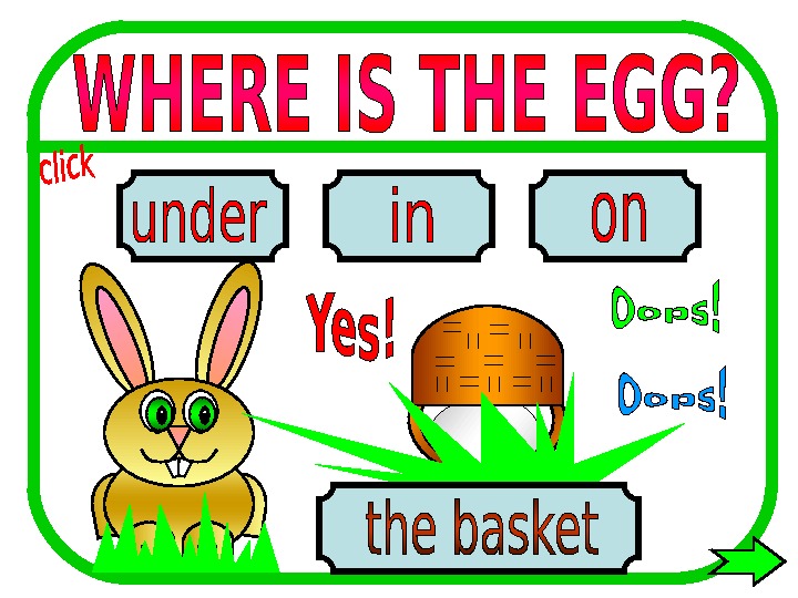 Презентация where is the egg