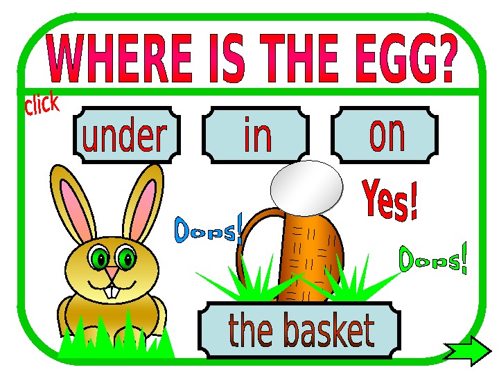 Презентация where is the egg