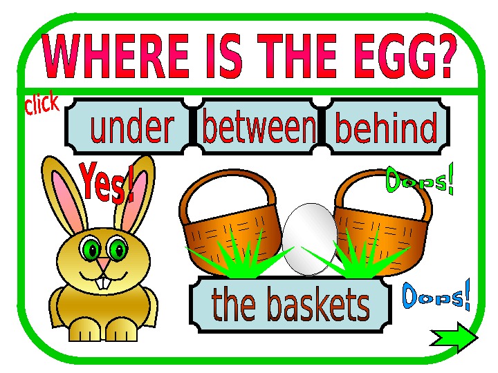 Презентация where is the egg