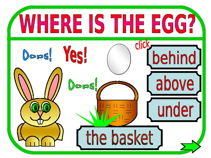 Презентация where is the egg