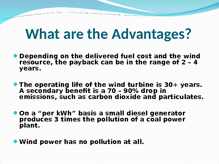 Презентация wind turbine power plant presentation