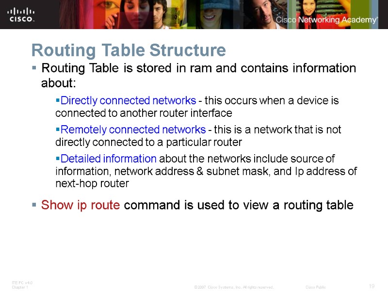 Introduction to Routing and Packet Forwarding Routing Protocols