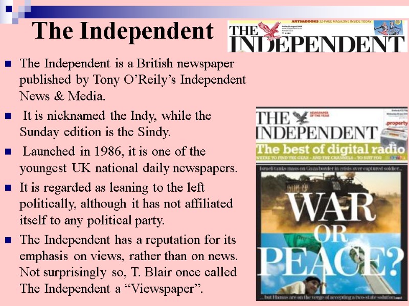 Mass Media in the UK Newspapers Fleet Street