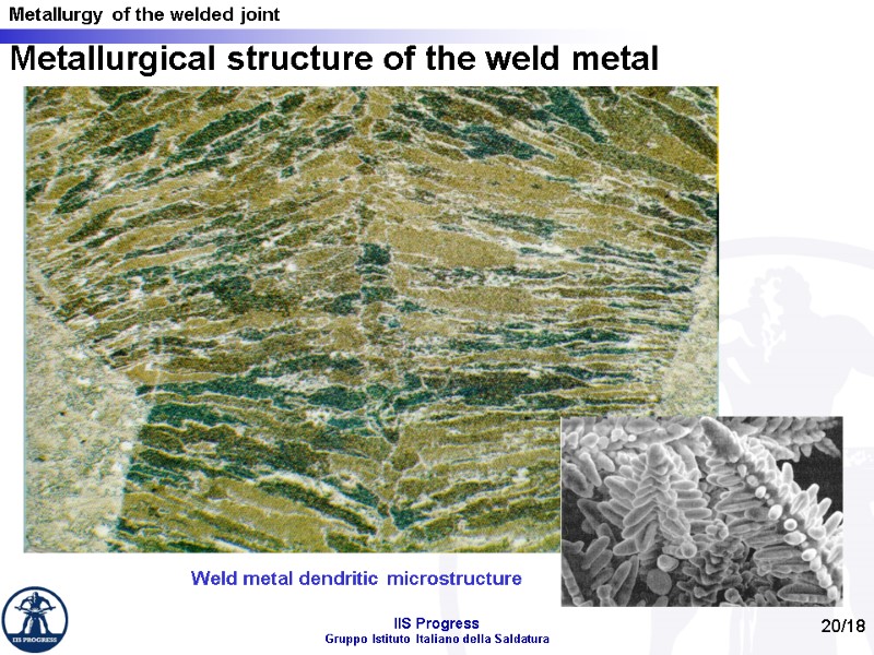 1/18 STRUCTURE OF THE WELDED JOINT 2 Metallic