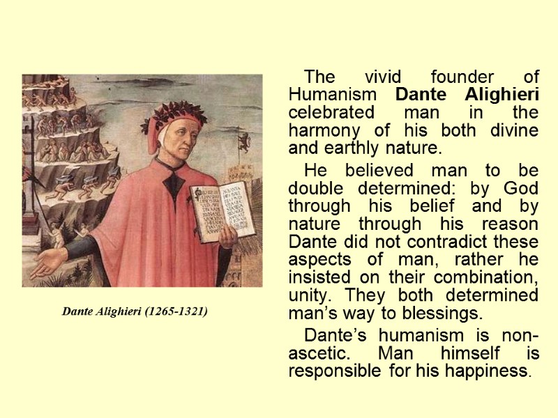 The Philosophy of the Plan: Humanism – the