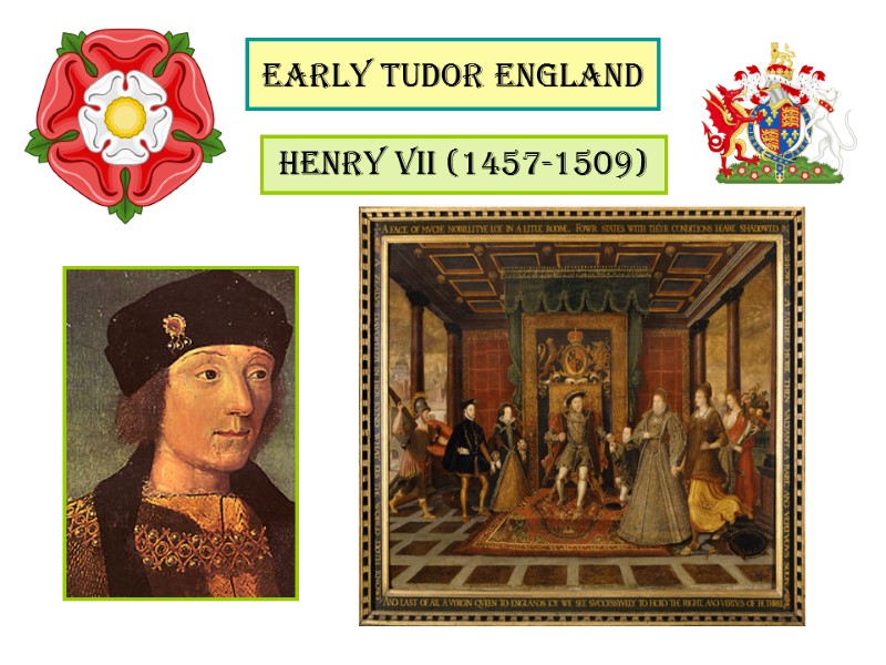 EARLY TUDOR ENGLAND HENRY VII (1457-1509) Political transformations