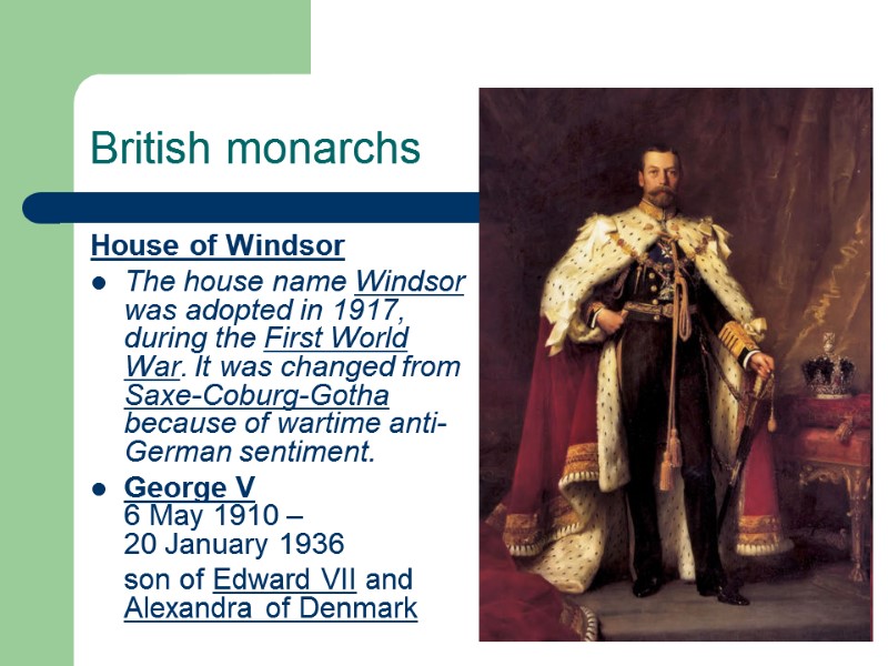 The British Monarchy Monarchy of the United Kingdom