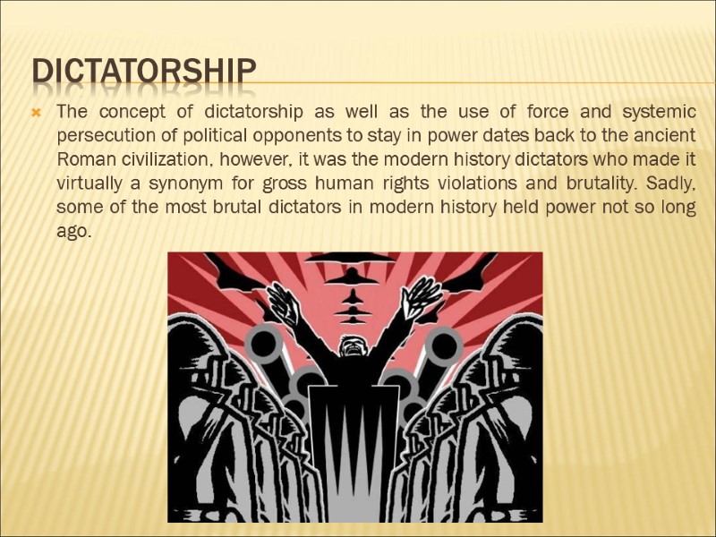 The most cruel dictators of XX century Dictatorship