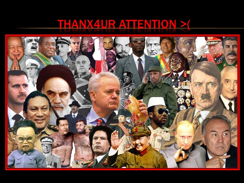 The most cruel dictators of XX century Dictatorship