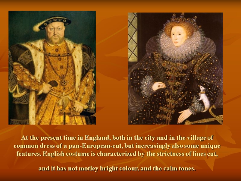 The national costume of England English folk clothing