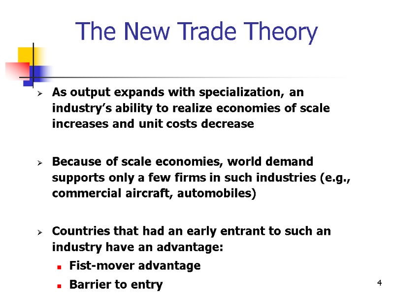 Classical theories of International Trade 2 International Trade