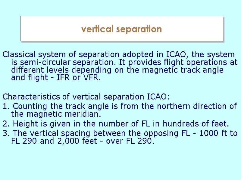Topic 5 Elevation reference system. Cruising altitude. NATIONAL