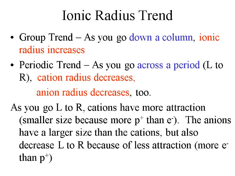 Periodic Table Trends History Of The Periodic Periodic Table Trends History Of The Periodic