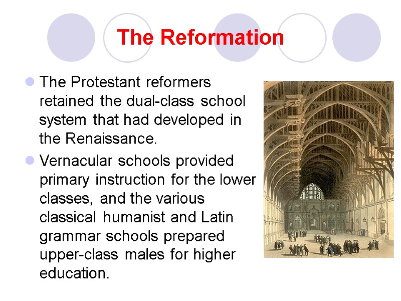 EDUCATION IN TRANSITION (1300 — 1700) 1.1 The