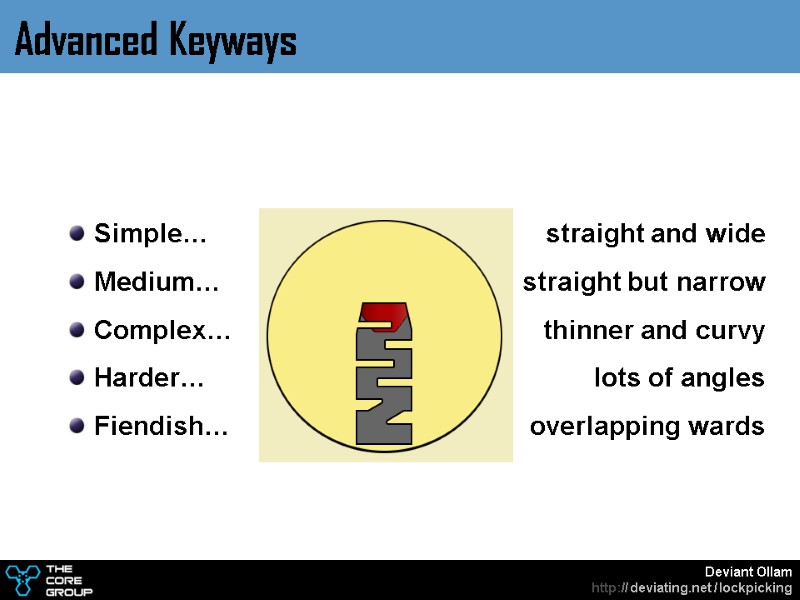The Four Types of Locks by Deviant Ollam