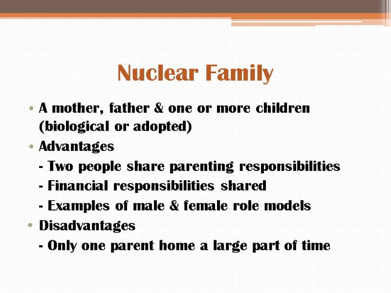 Types of Families Family Two or more persons