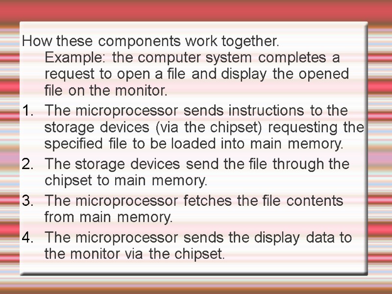 Unit 2 Hardware Systems Hardware Systems Reading Sequence: