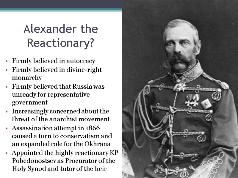 Russia under Alexander II 1855-1881 Crimean War (1853-56)