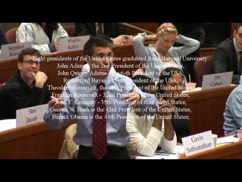 Harvard University Harvard University Businessmen, politicians, figures of