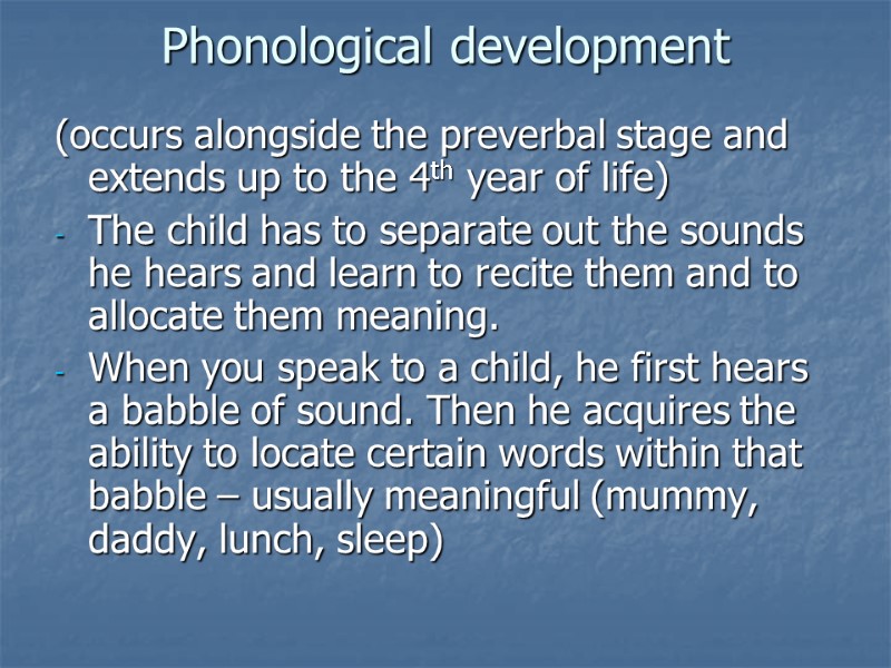 Psychology and Human Development Lecture 6. Physical