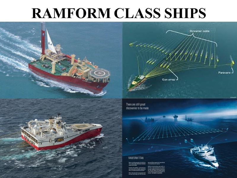 SEISMIC RESEARCH VESSELS Training program SEISMIC RESEARCH VESSELS