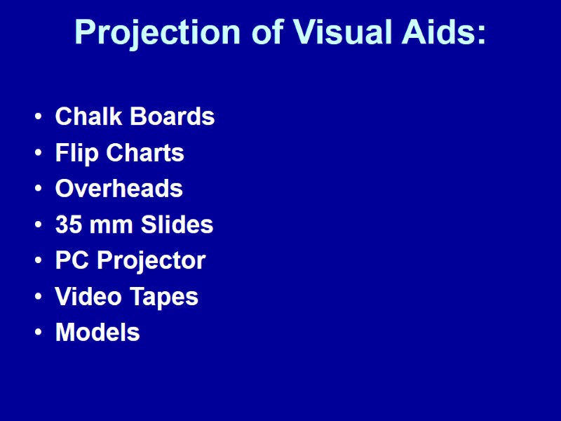 VISUALS VISUALS Can be used to: Arouse Interest