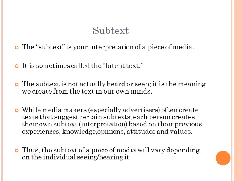 RTV 133 MEDIA LITERACY WHAT IS MEDIA LITERACY?