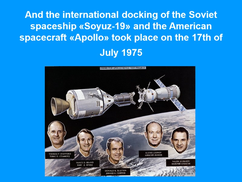 Research of Space in the USSR Made by