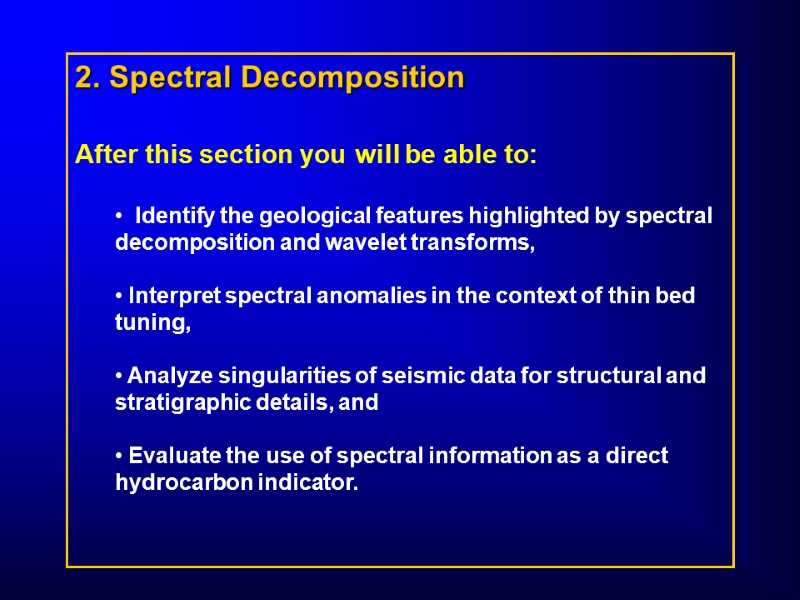 Seismic Attribute Mapping of Structure and Stratigraphy Unit