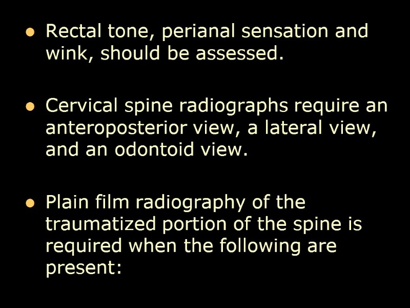 Anatomy Lecture 5 Trunk & Spine Physician Assistant