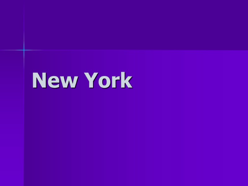 New York New York, a state in the