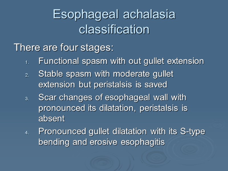 Еsophageal disease (stricture, diverticula, achalasia) Surgery ...