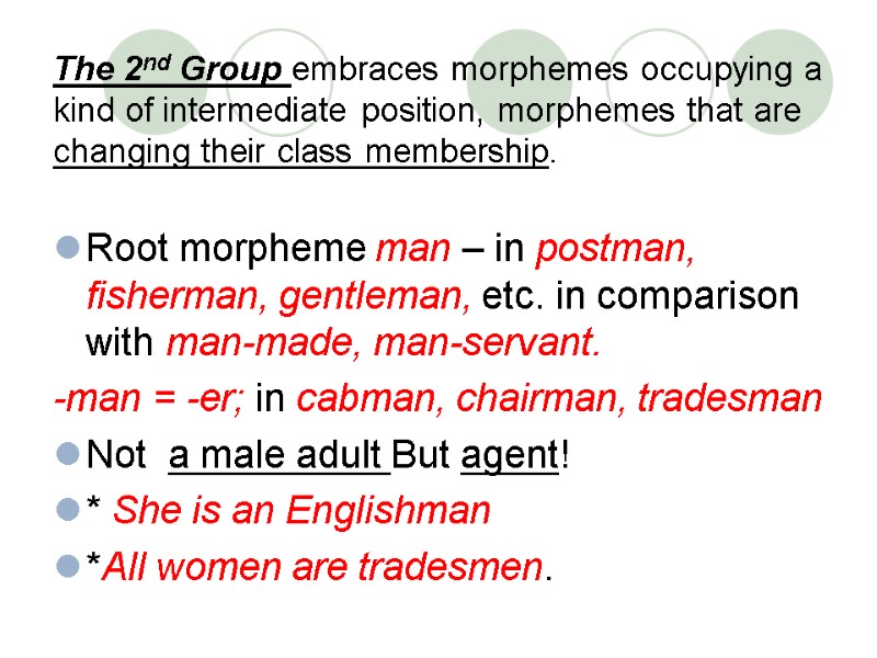 WORD-STRUCTURE Morphemic Structure of Words Lecture 8 1.
