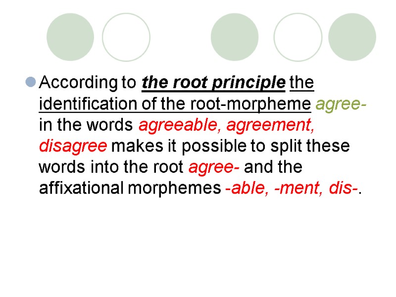 WORD-STRUCTURE Morphemic Structure of Words Lecture 8 1.