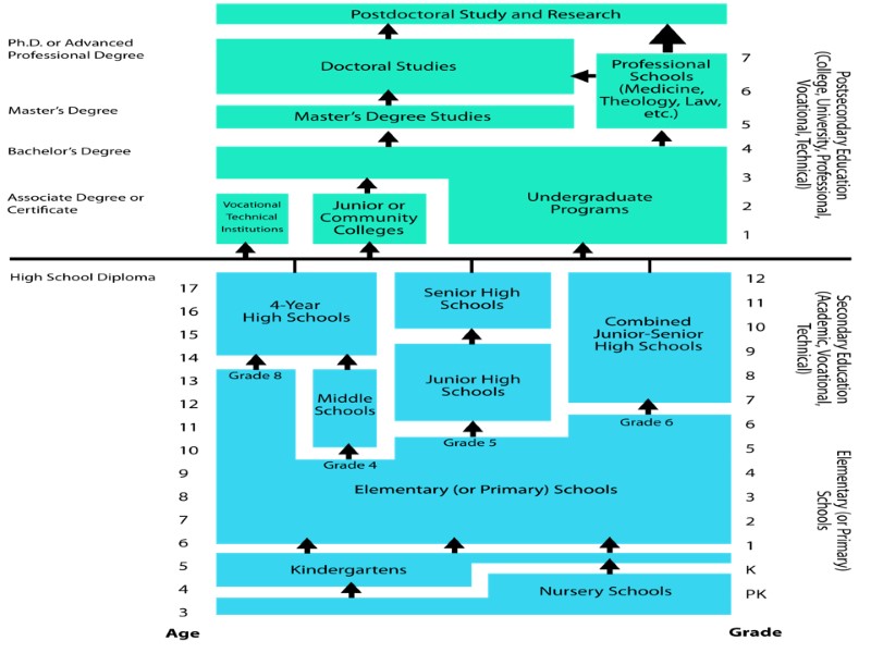 Organization and structure of the system of education