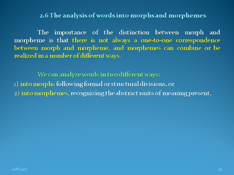 English lexicology Lecture 2. The International Structure of