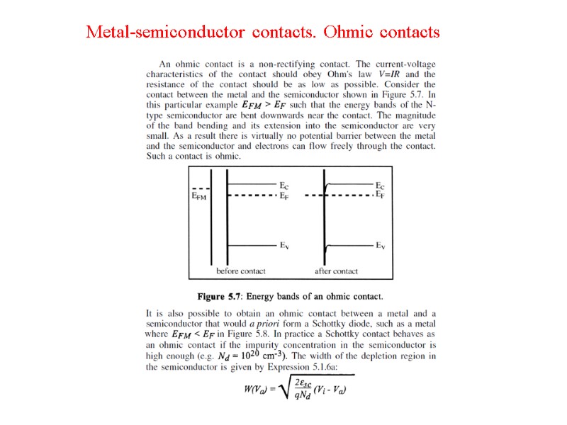 Metal-Insulator-Semiconductor and Metal-Insulator-Metal Structures ...