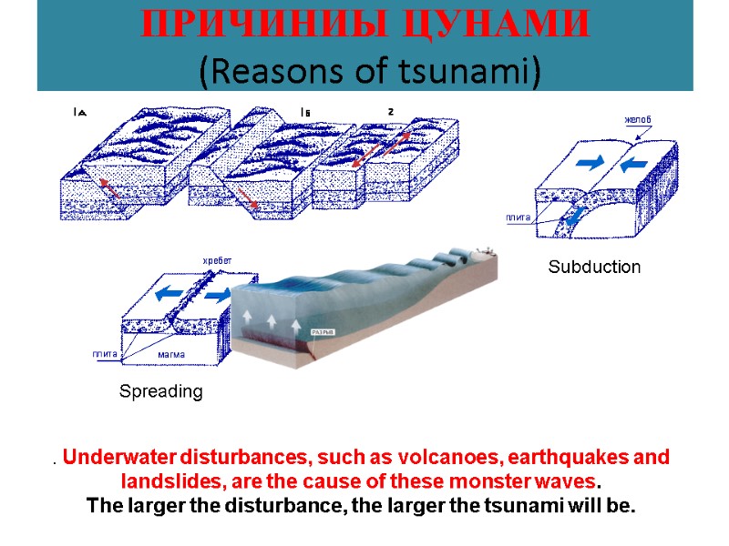 ЦУНАМИ (TSUNAMI) (Seismic Sea Waves) Тридцать шесть видов