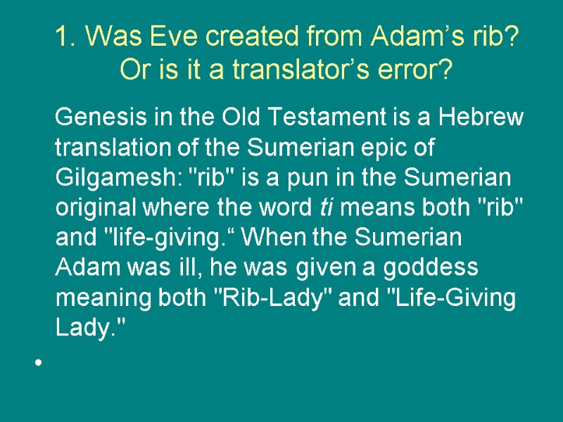 TRANSLATION STUDIES: HISTORY Lecture 2 Lecture outline 1.