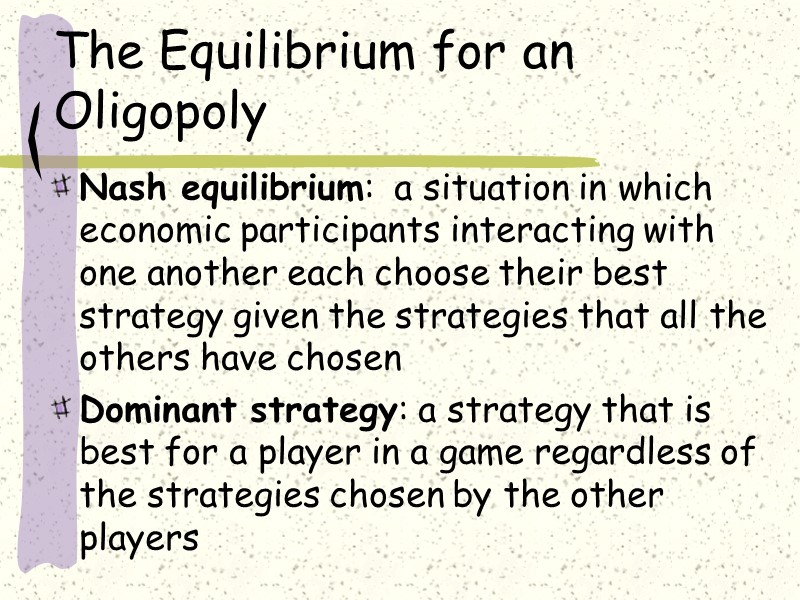 Oligopoly, Collusion and Antitrust Instructor: Zhanar Dessyupova, MPA