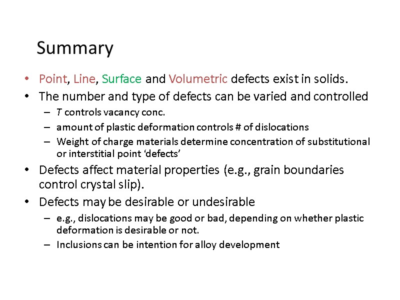 Chapter 4 Crystal Defects and Noncrystalline Structure–Imperfection ME