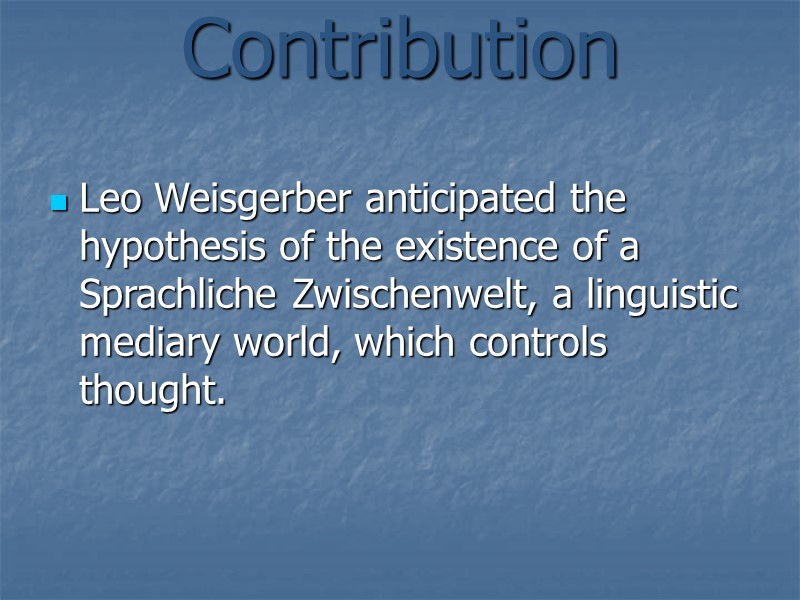 Johannes Leo Weisgerber (25.02.1899-08.08.1985) Biography Contribution ...