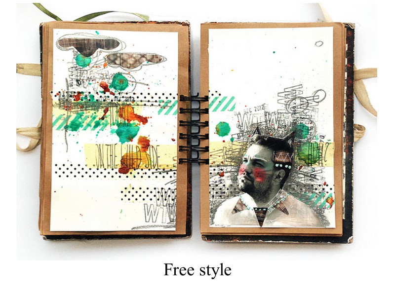 The first scrapbooks Materials for scrapbooking Vintage style